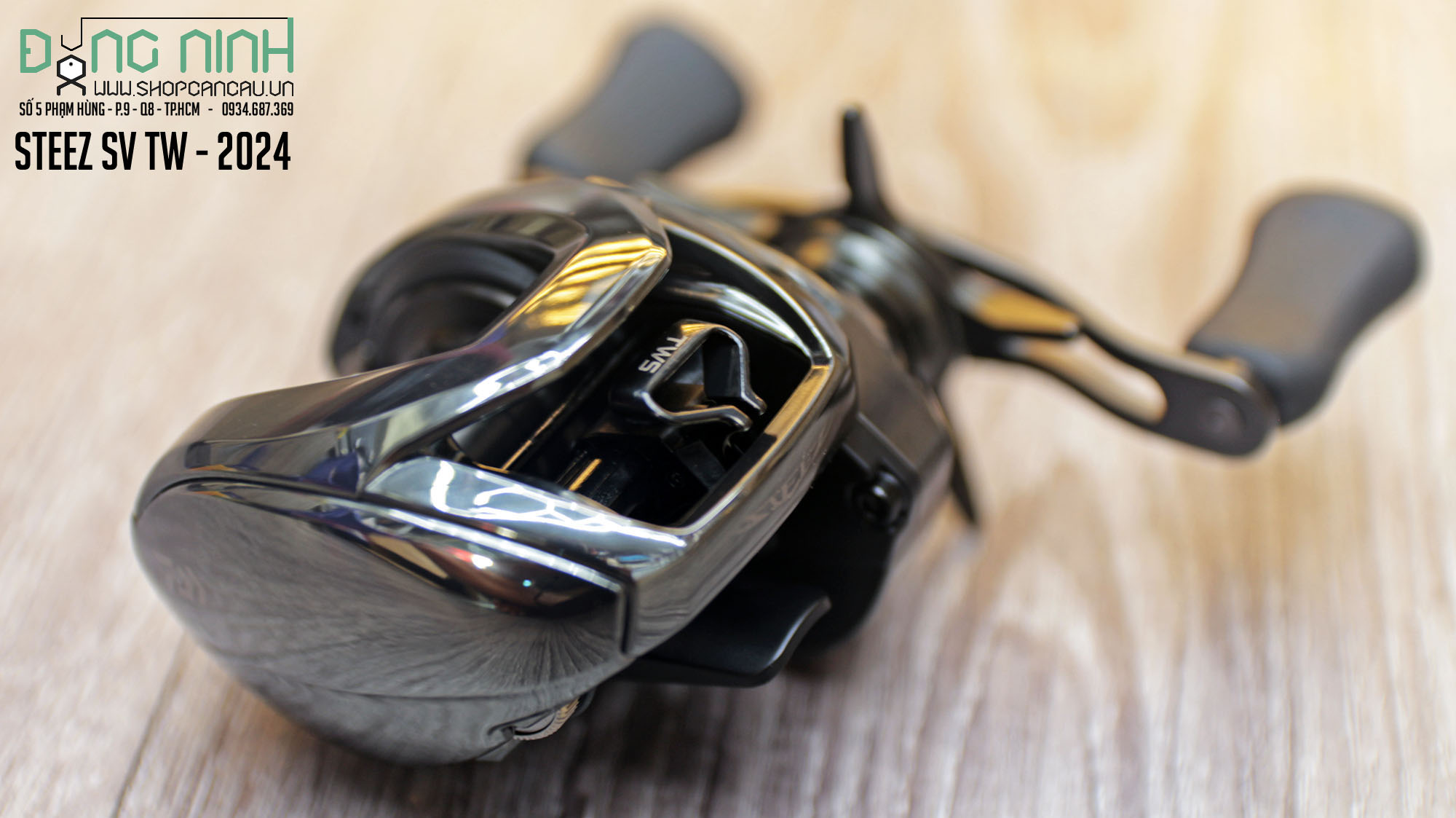 Máy ngang Daiwa Steez SV TW - 2024 - siêu phẩm Made in Japan